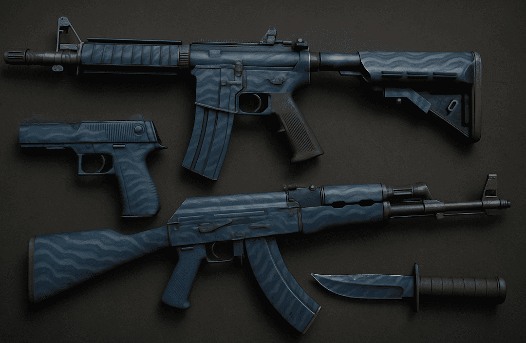 CS2 skins that barely change with wear