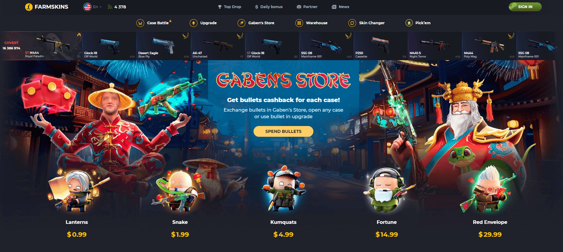 Farmskins – A Premium Case-Opening Service for All CS2 Fans