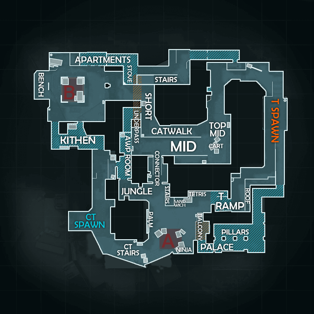 Mirage Map in Counter-Strike: Description of the Map and Gameplay Tactics