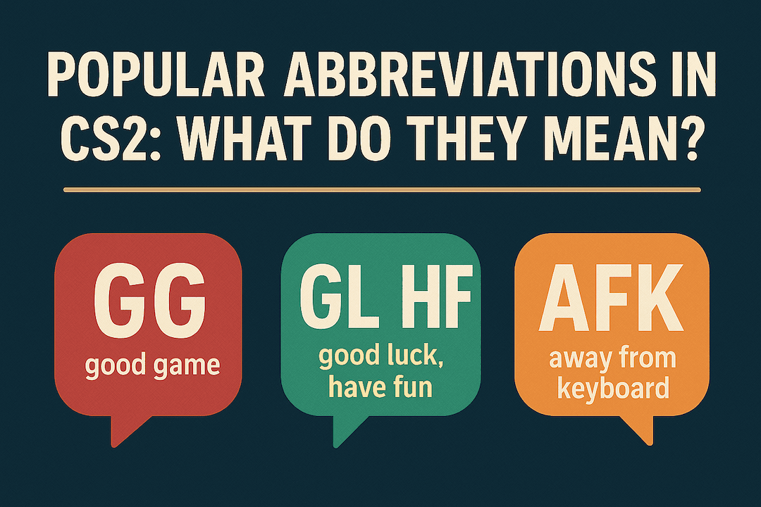Popular CS2 Abbreviations: What Do They Mean?