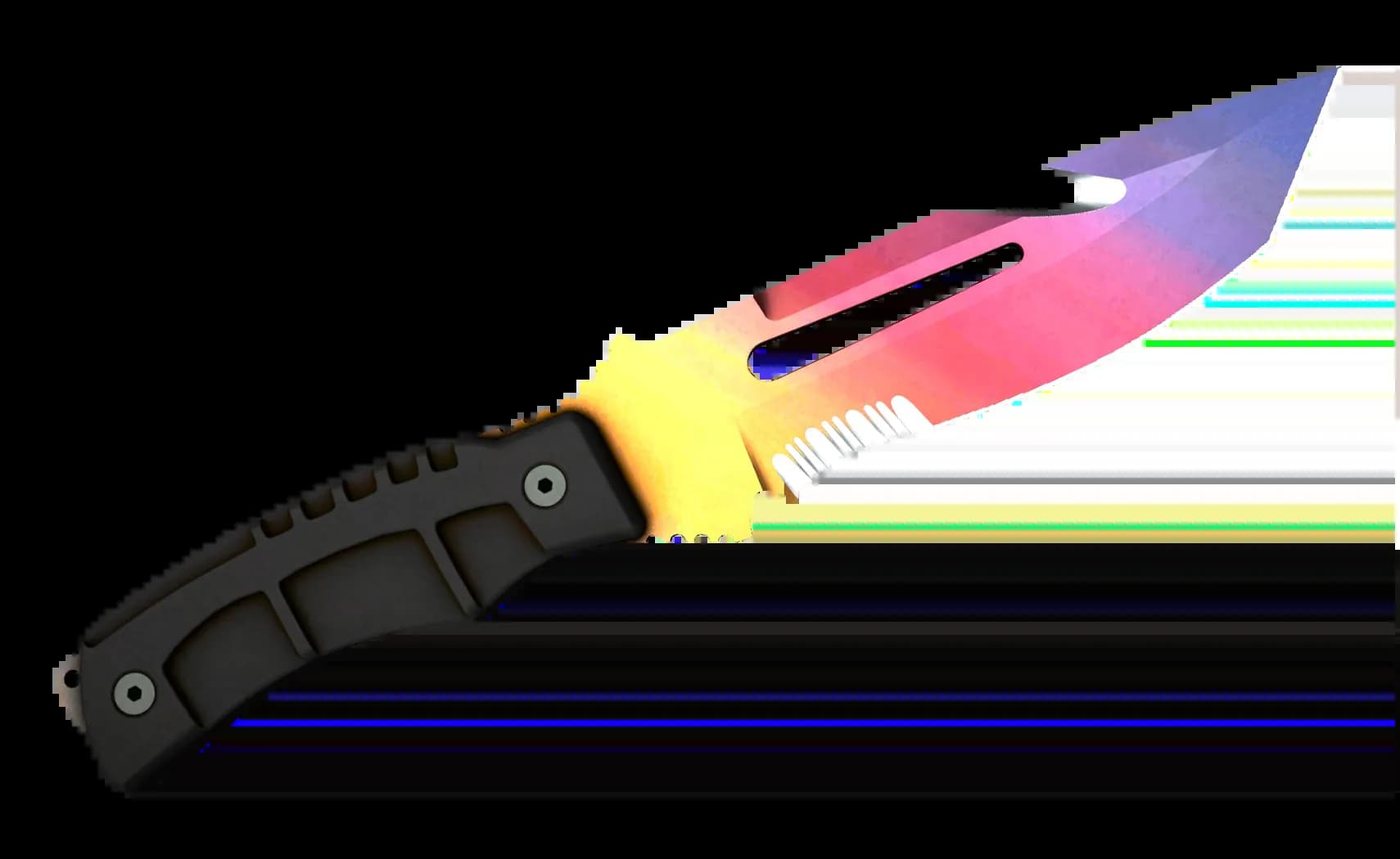 Survival Knife Fade skin CS2 - description, price, features